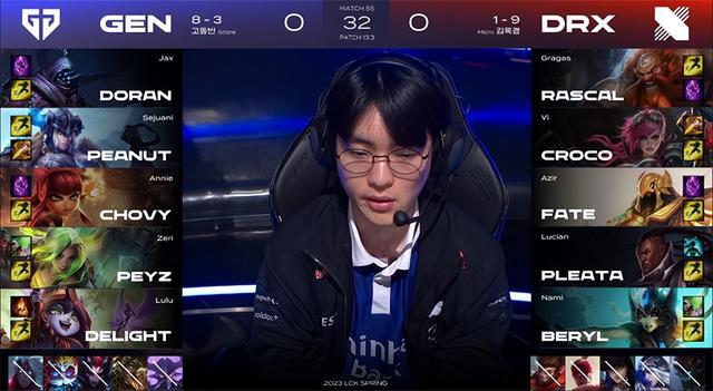 LOL-LCK：Chovy安妮闪现开团秒杀“卢娜”，GEN 2-0横扫DRX - 伊人小筑